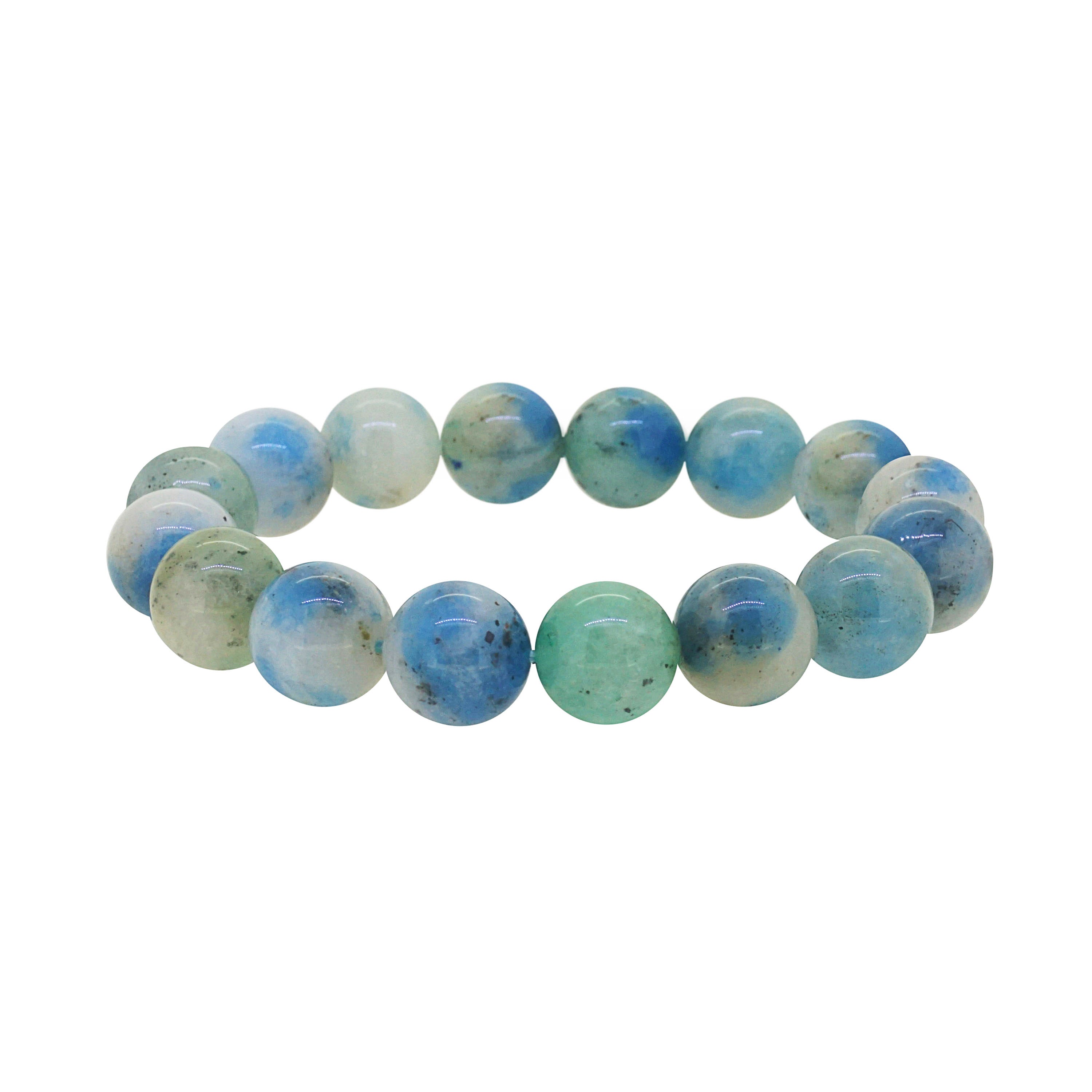 Blue Mica and Fuchsite in Quartz 12.5mm | GAEA