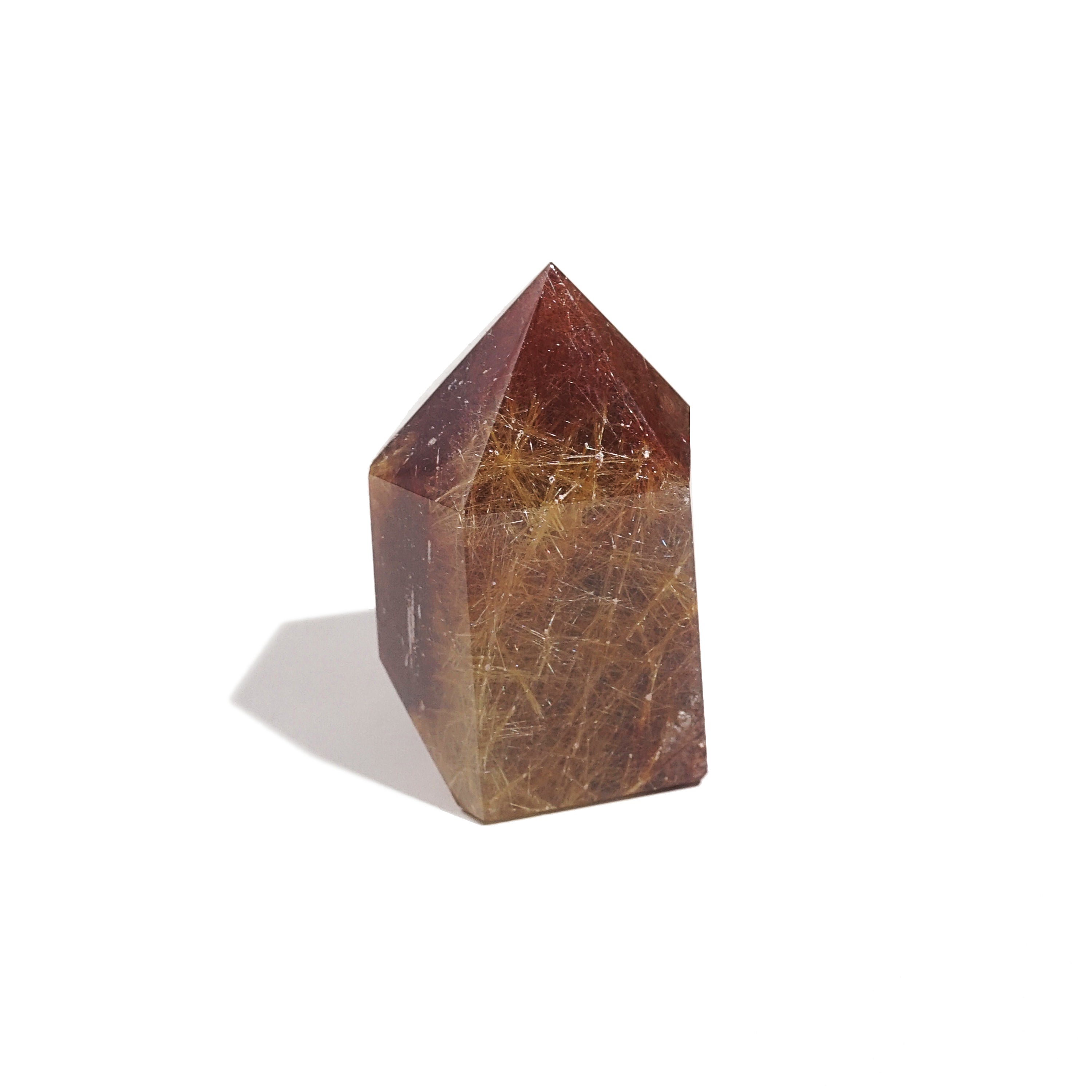Golden/Copper Rutilated Quartz Point B | GAEA