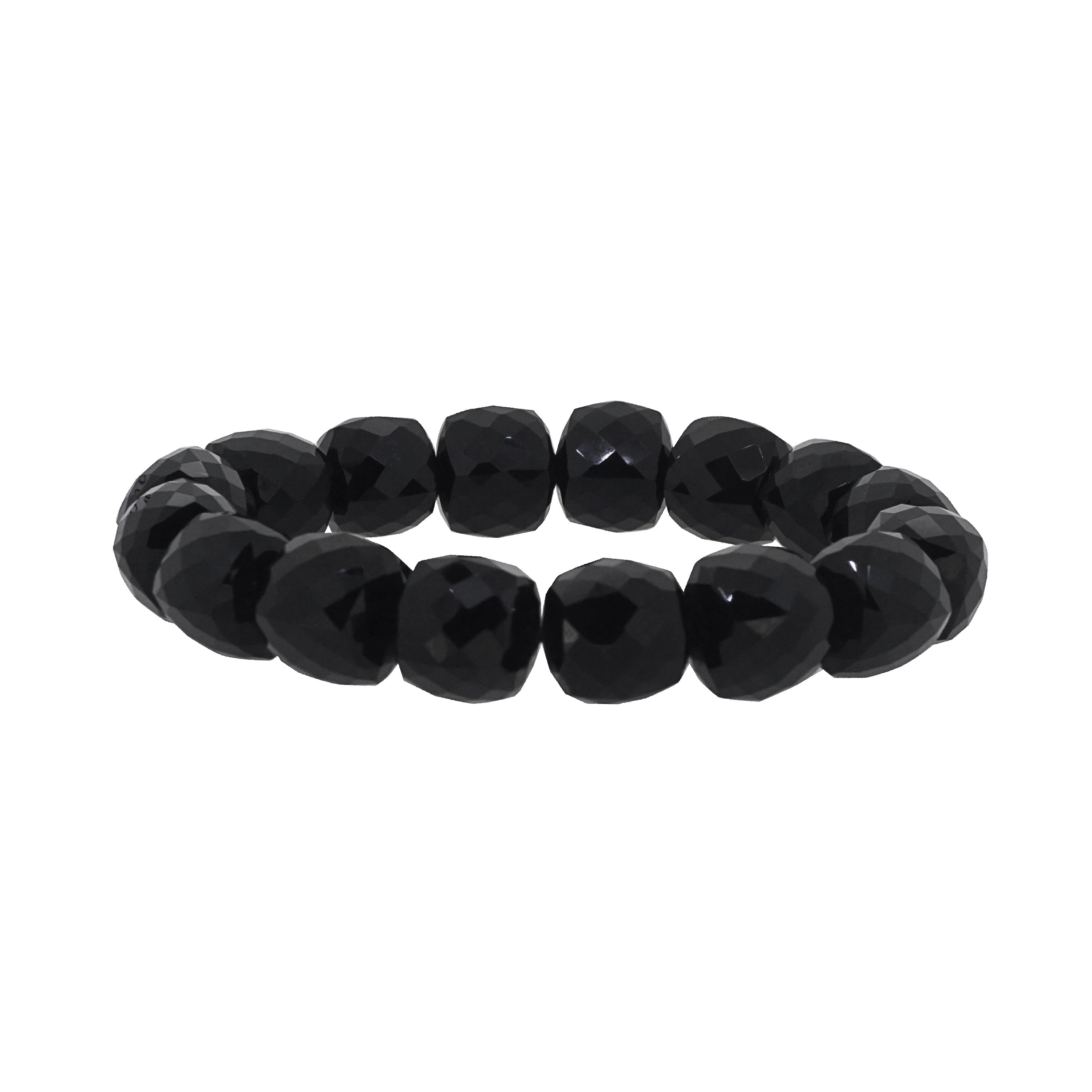 A-Grade Black Spinel Faceted Cubes | GAEA