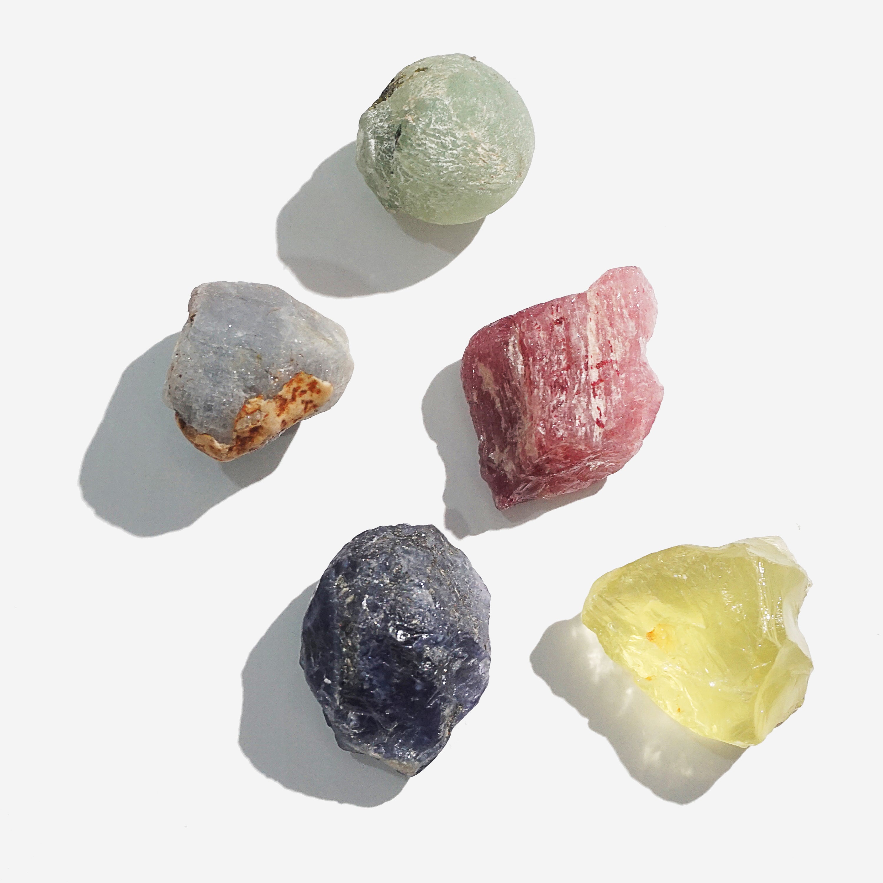 Premium Mixed Raw Crystals Specimen Set | GAEA