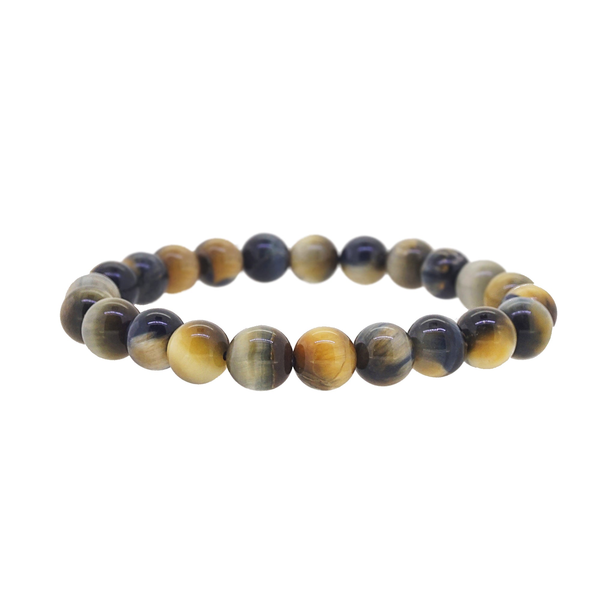 Blue and Golden Tiger Eye 8mm | GAEA