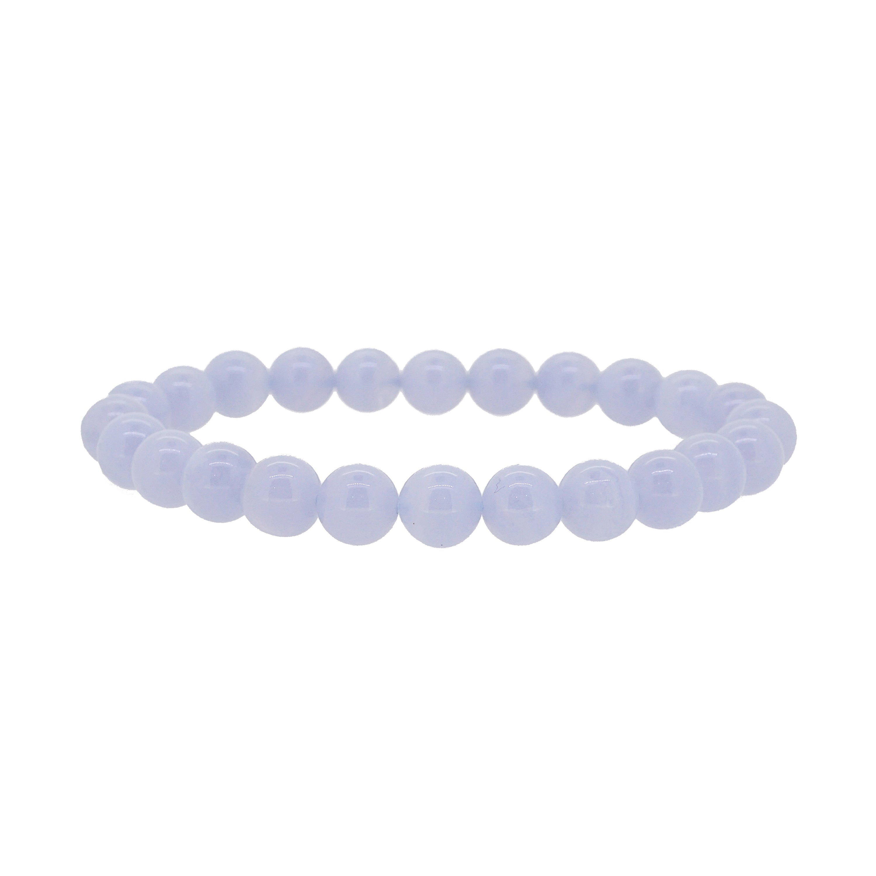 Blue Lace Chalcedony 8mm | GAEA